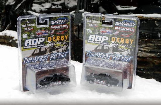 2024 Black Derby Patriot Diecast Car 1/64 Scale from RDP and Demolitio ...